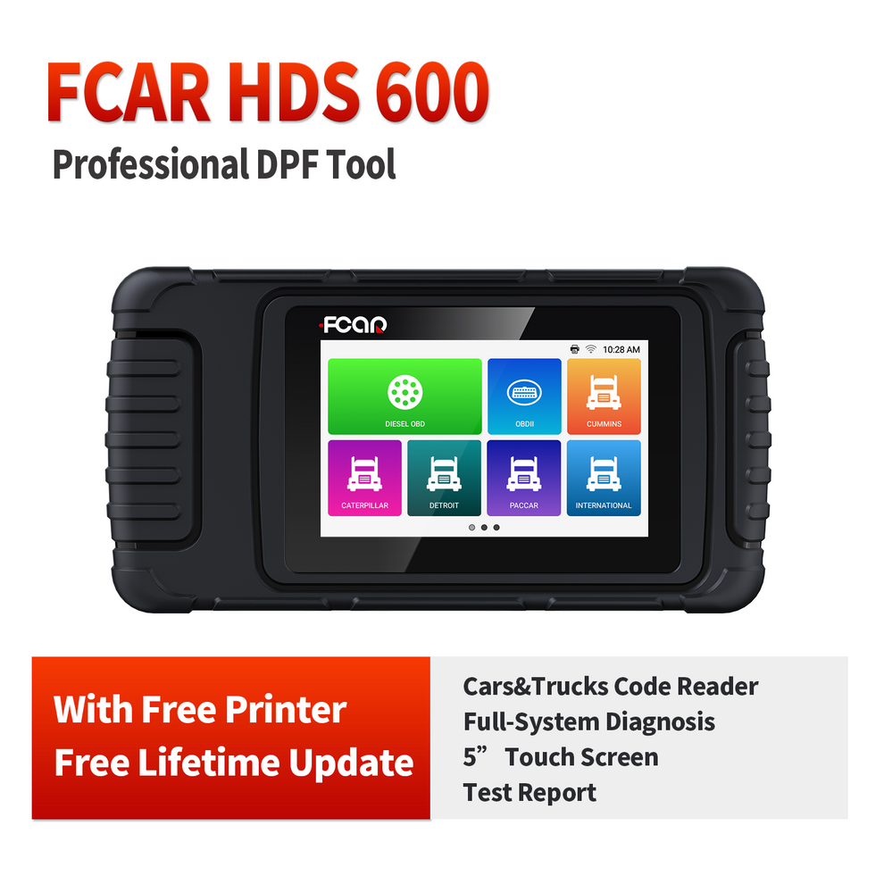 FCAR HDS 600 Heavy-Duty Scanner & OBDII Scan Tool | Trucks & Cars